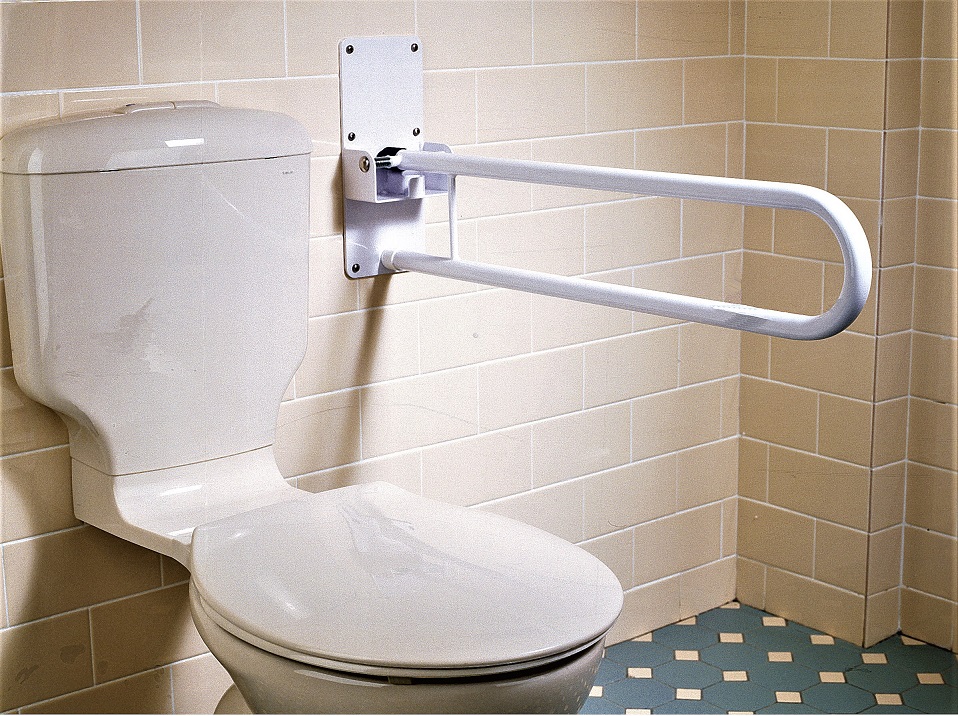 Drop Down Rail - support for toilet and bath transfers to seniors ...