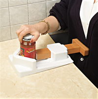 Belly clamp jar and Bottle Opener help with opening the jar or bottle ...