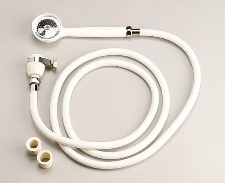 Hand Shower Single tap 2M long. Product Code AB0050. Provides a ...